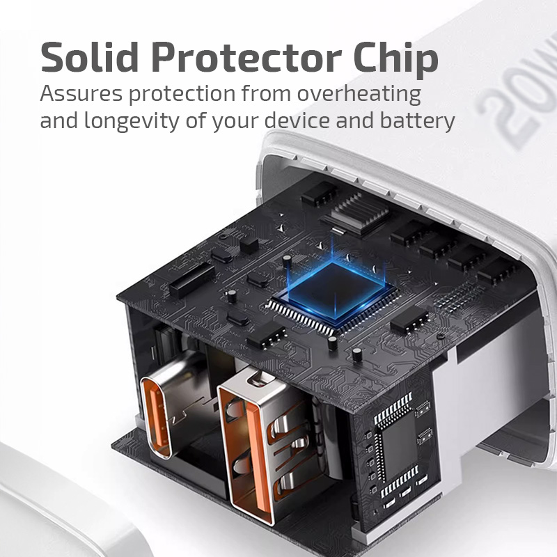 PowerPac 20W Charger Fast Charge USB-A | PD 3.0 USB Charger | Smart ...