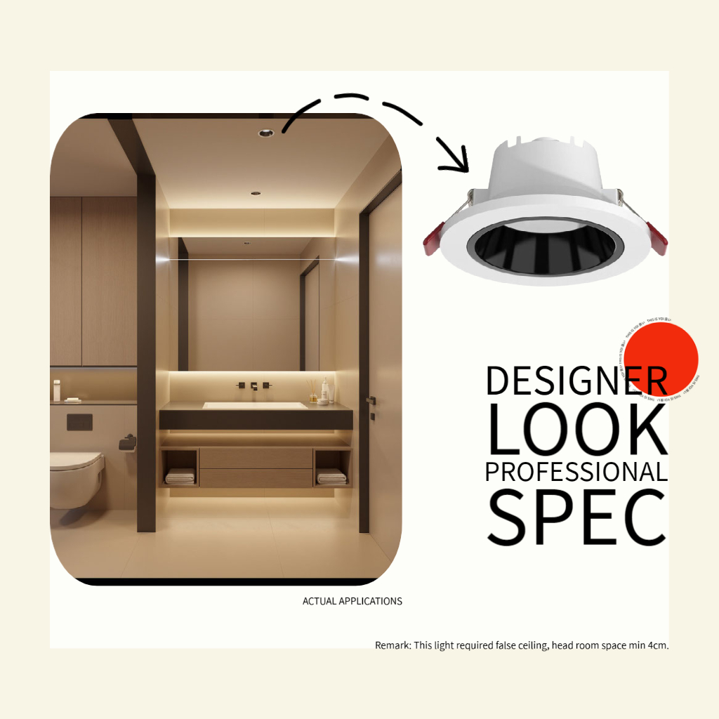 LED downlight driver integrated spot light | Shopee Singapore