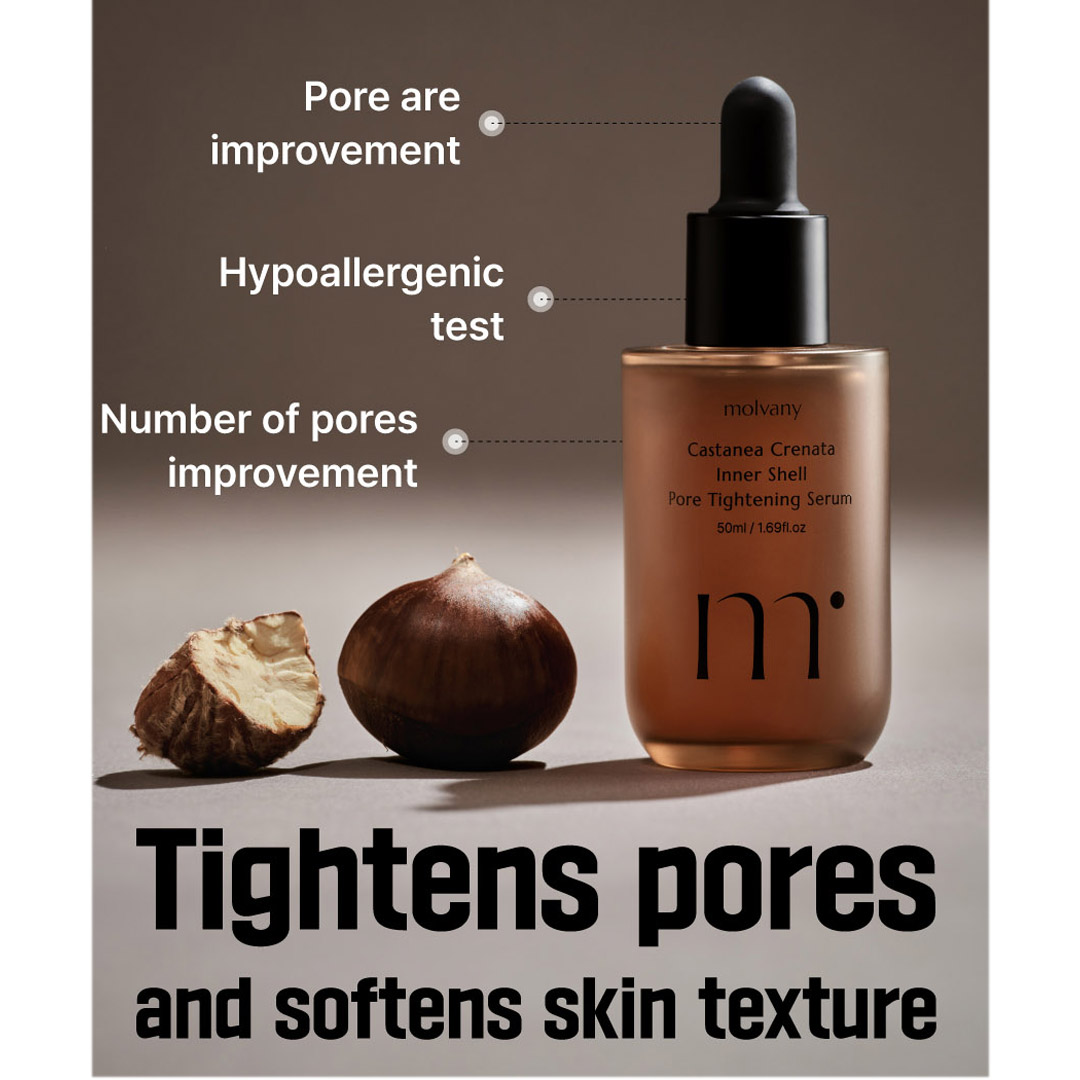 (MOLVANY OFFICIAL STORE) Castanea Crenata Inner Shell Pore Tightening ...