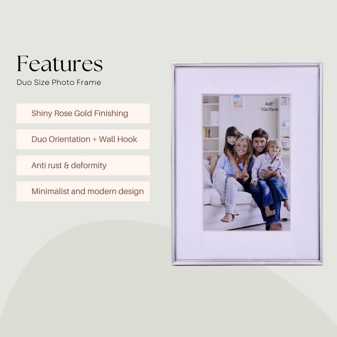 [NEW] Silver Mat Board Aluminium Frame | Minimalistic Duo Size Design ...