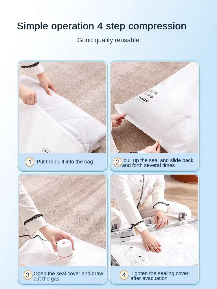 🇸🇬【SG stock】Vacuum Storage Bag Compression Bags Vaccum Sealer Storage ...