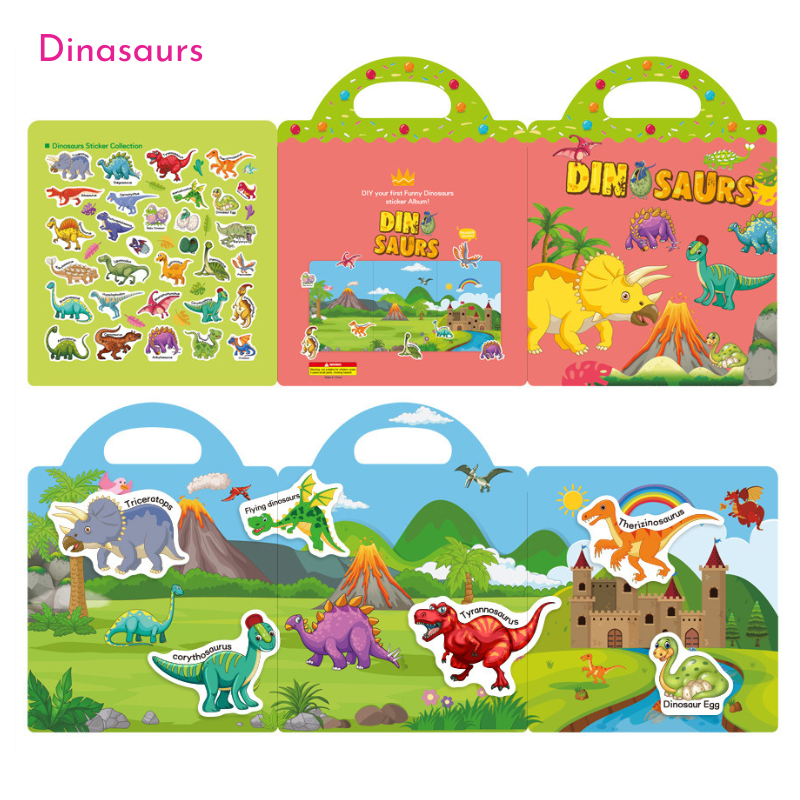 Children Day | Reusable Sticker Book for Kids / Educational Learning ...