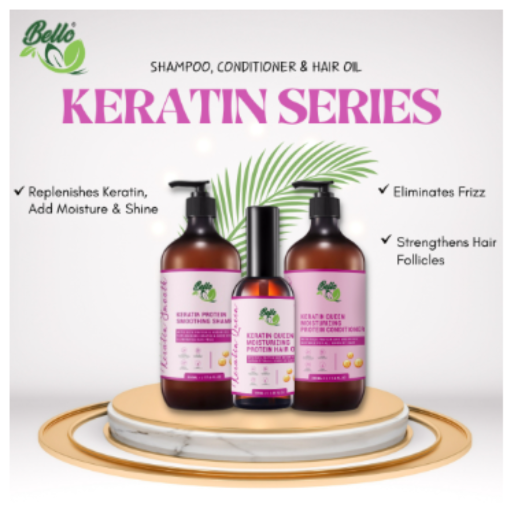 BELLO Keratin Protein Conditioner Prevents Hair Loss and Breakage for ...