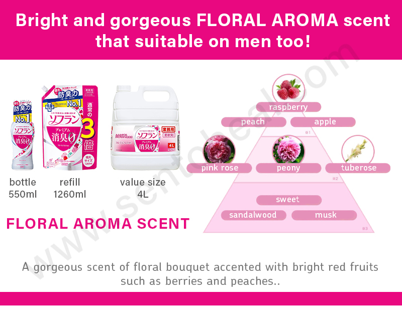 Lion Softlan Aroma Rich Japan Premium Deodorizer Soflan Softener ...