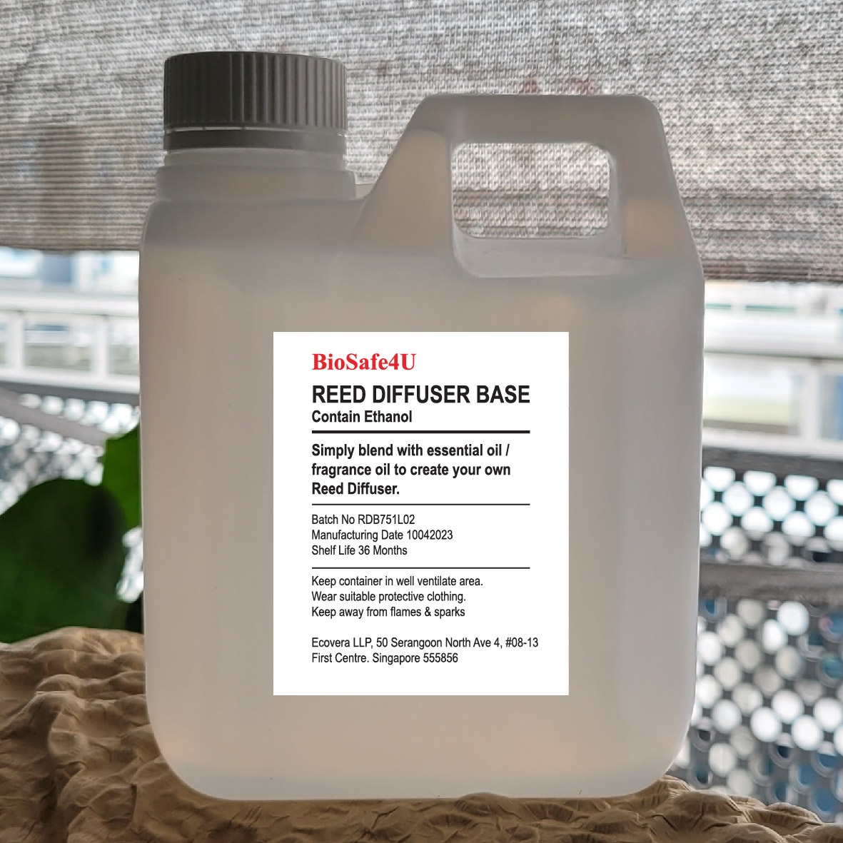 BioSafe4U Reed Diffuser Base | Blend With Fragrance or Essential Oil ...