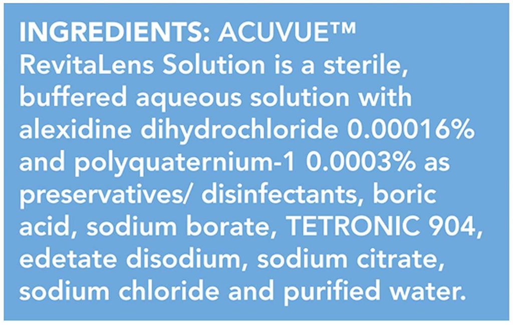 (SG Ready Stock) Triple Pack ACUVUE® RevitaLens™ Multi-Purpose Contact ...