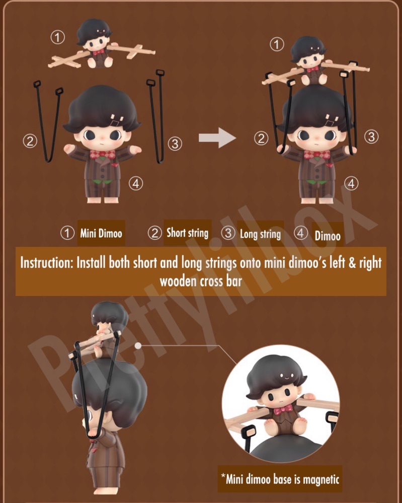 (SG instock) Popmart Dimoo Puppet Doll/Manipulation of the Doll ...