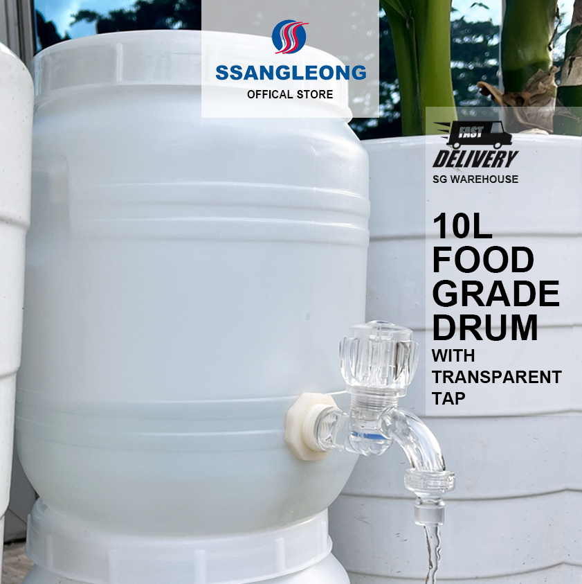 [SG STOCK] 10L & 25L Food Grade Drum With/WO Tap 💧 Multi-purpose ...