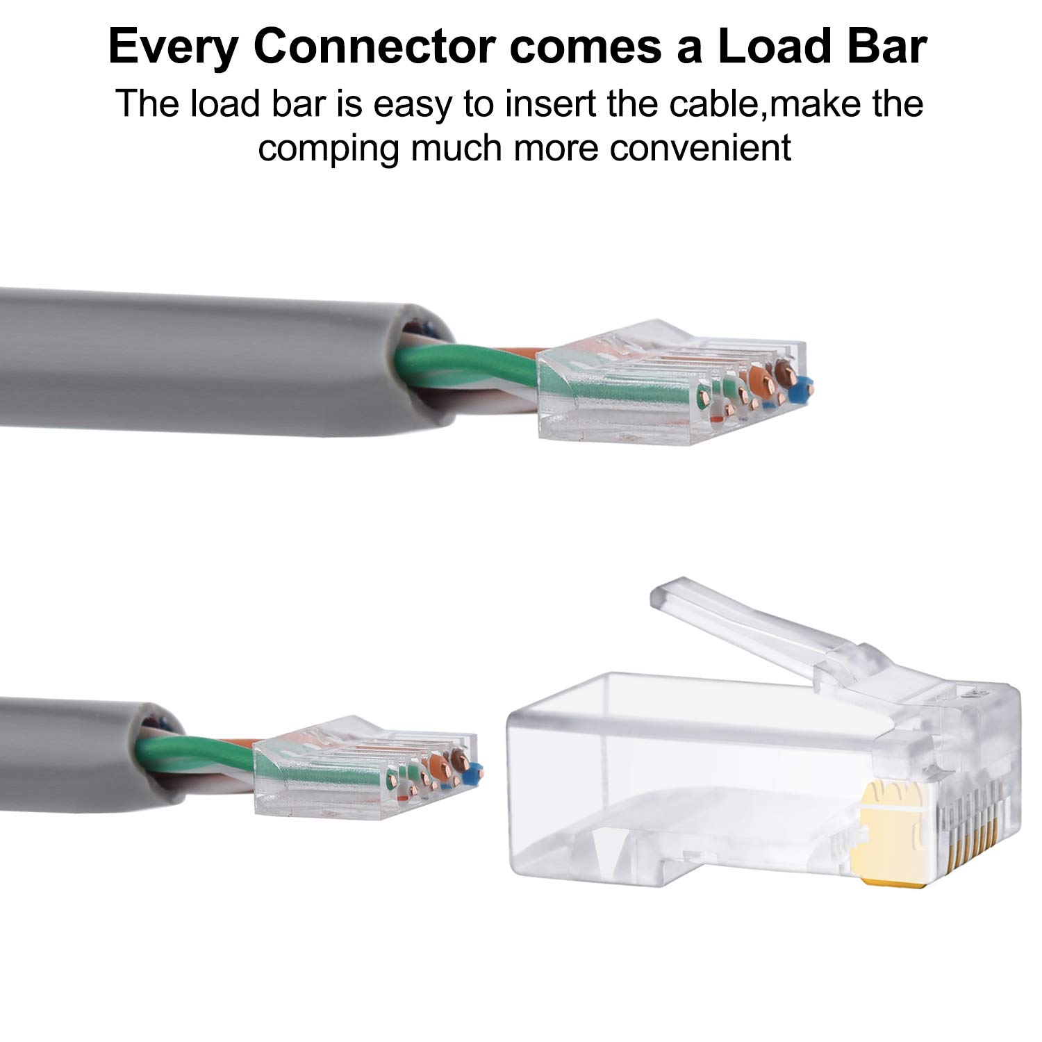 ATZ RJ45 Cat 6/Cat 6A (Unshielded/Shielded) with (Loadbar (LB)/Pass ...
