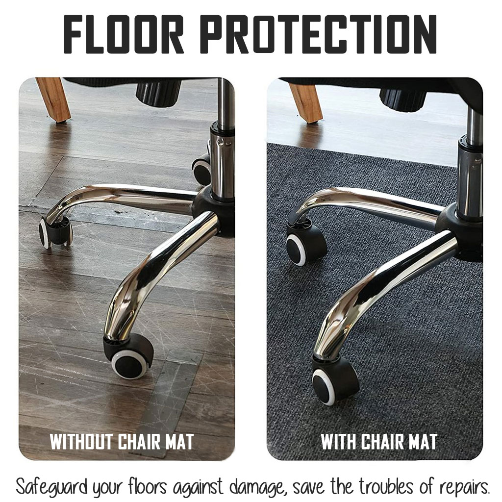 SG Chair Mat For Floor Protection Non-Slip Office Study Room Carpet ...
