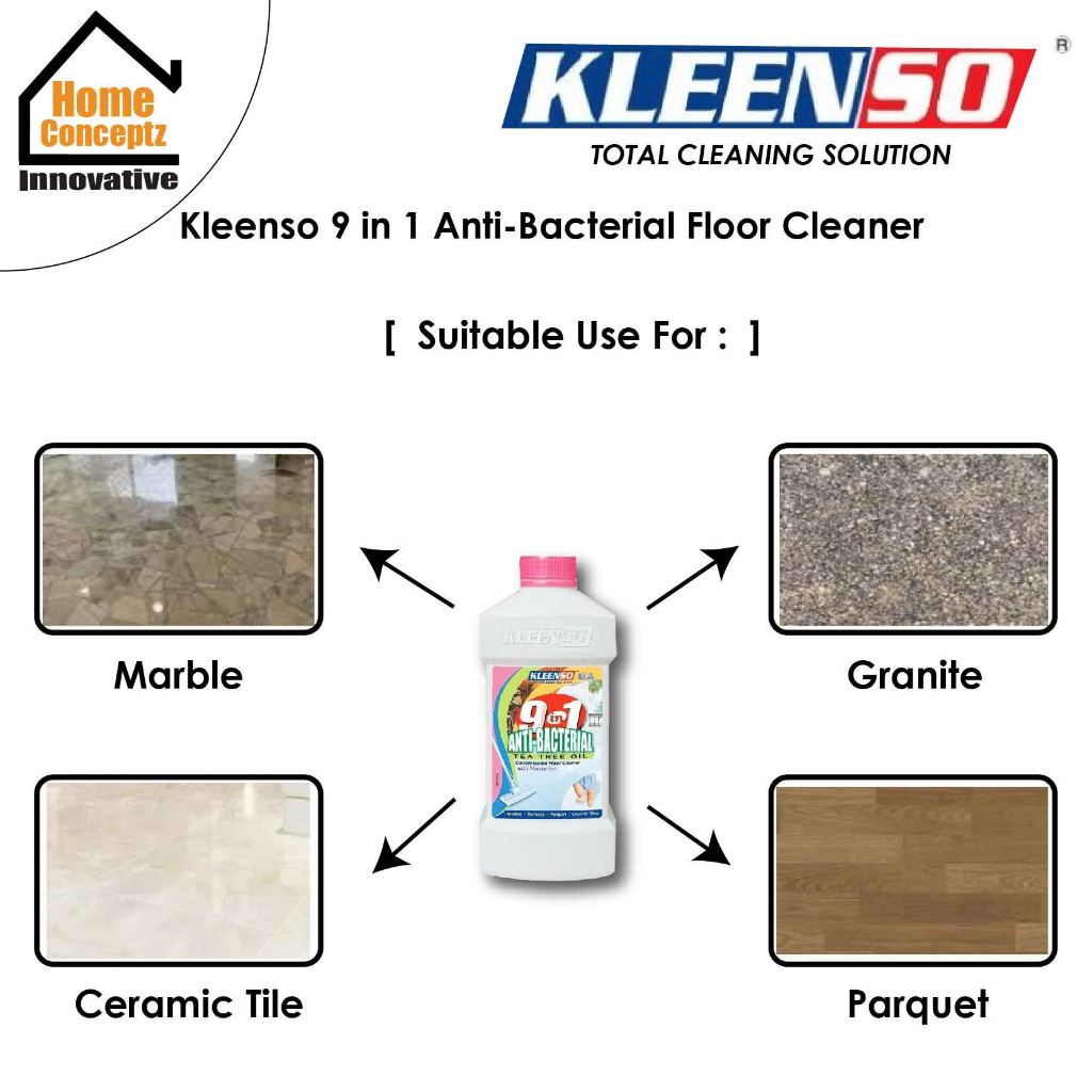 [Household] Kleenso 9 in 1 Anti-Bacterial Floor Cleaner | Shopee Singapore