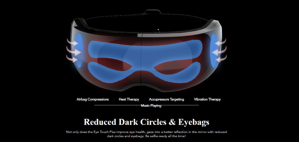 OGAWA Eye Touch Pro [Grey] - Wireless Eye Massager with Airbag | Shopee ...