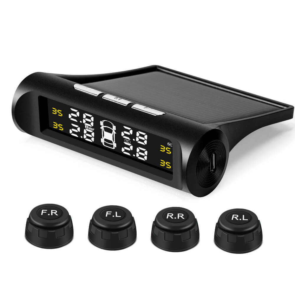 🔥sg Seller🔥 Solar Tpms Tyre Pressure Monitoring System Wireless