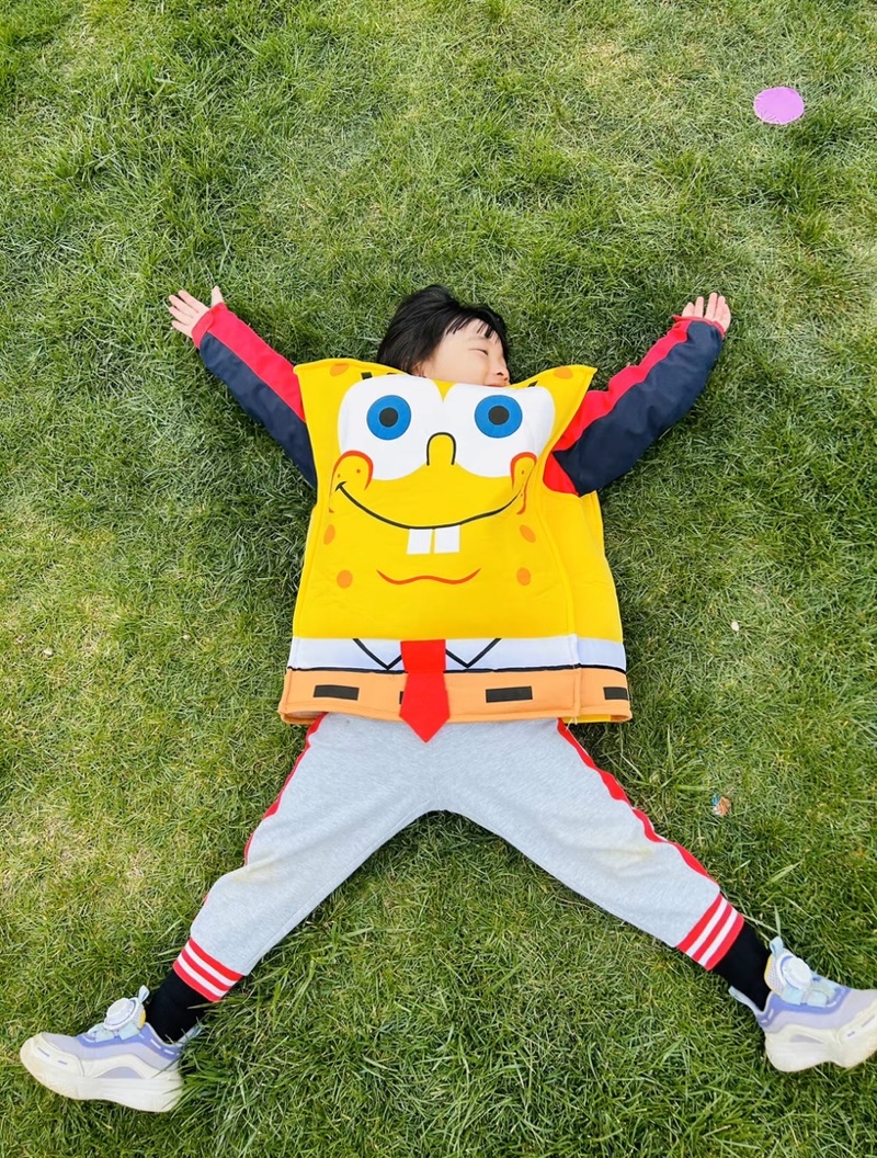 [SG Seller] KIDS Spongebob Cartoon Costume Mascot Cosplay Halloween ...