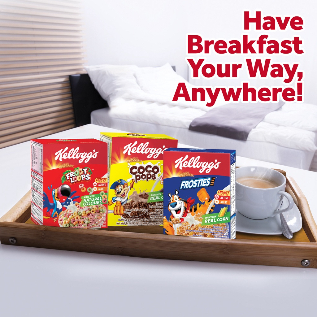 Kellogg’s Cereal School Pack Froot Loops/Coco Pops/Frosties 25g x ...