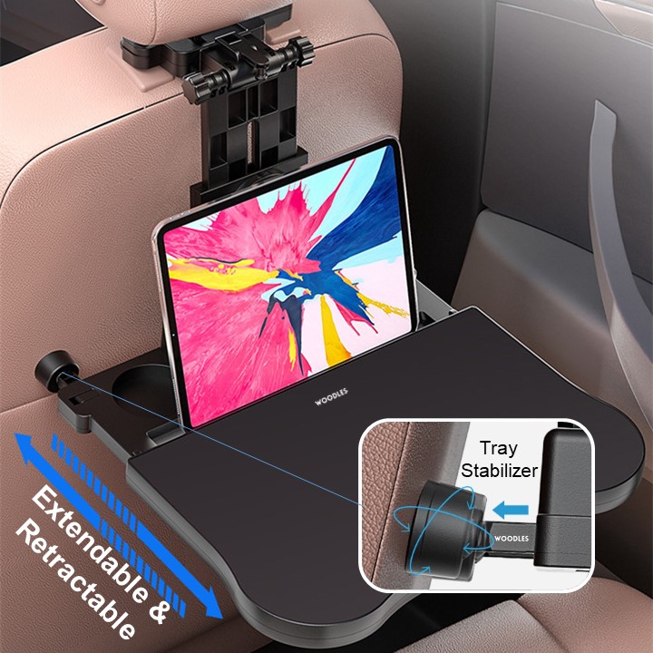 [SG Stock] WOODLES Portable Foldable Car Tray Table Laptop Book Food ...