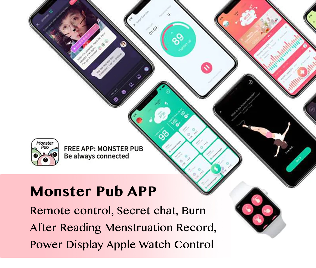 Monster Pub - Monster Pub 2 App Controlled Dual Stimulation Remote ...