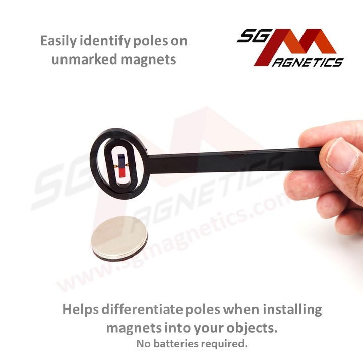 Magnet Pole Identifier - Magnetic Polarity Tester N-S N/S N S North ...