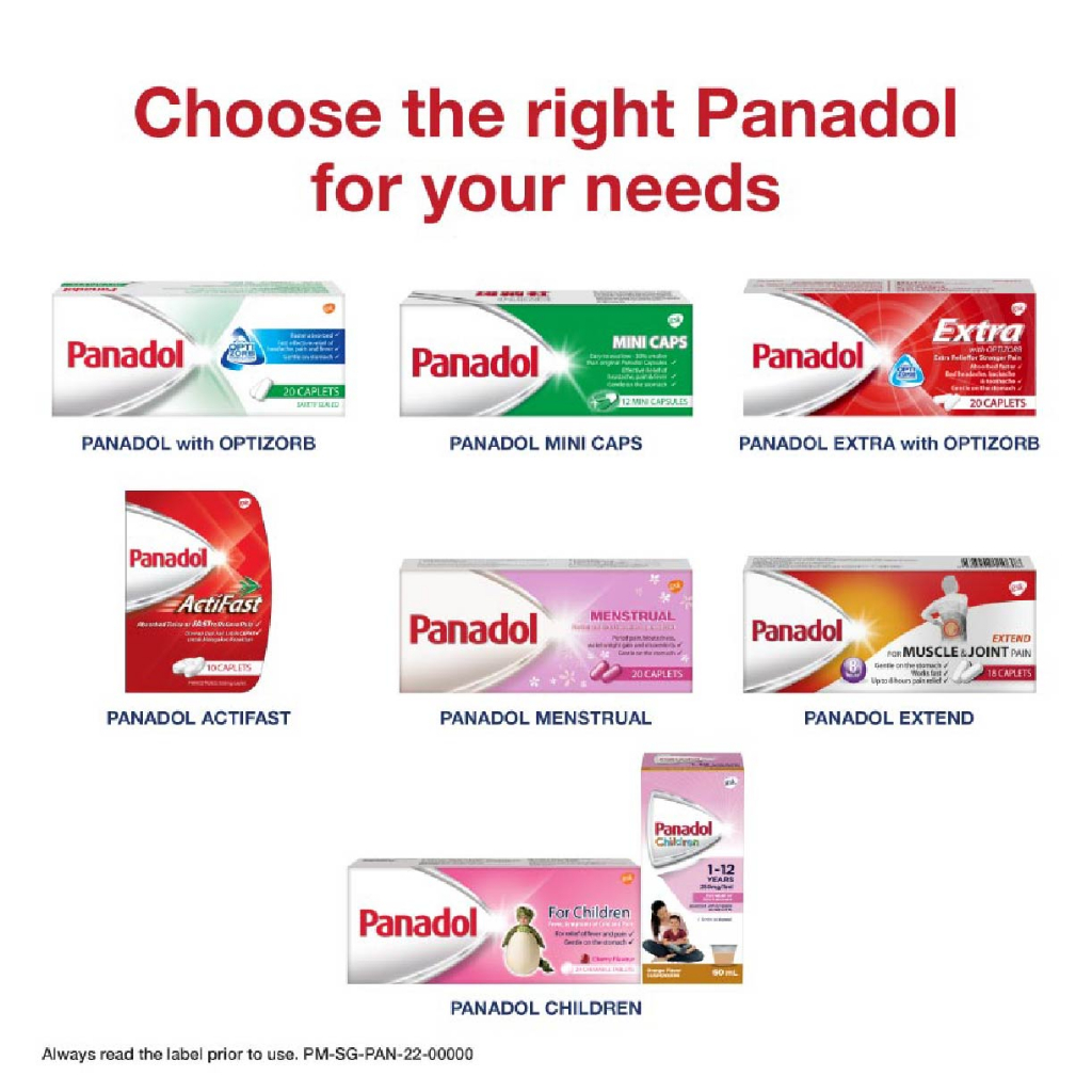 PANADOL Menstrual Tablet (For Period Pain) 20s | Shopee Singapore
