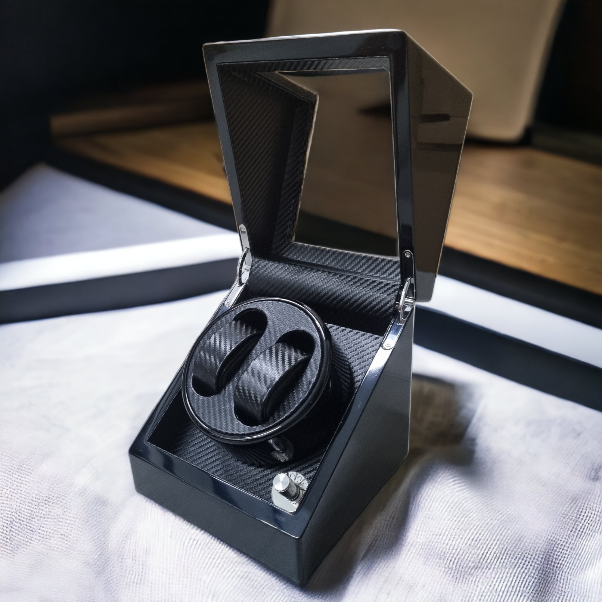 [SG Stock] Automatic Watch Winder Box, 5 Rotation Winding Modes ...