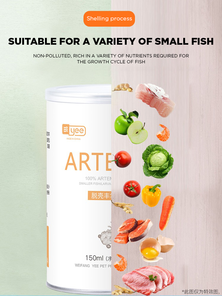 YEE Fish Food Pellet, Instant Feed Baby Brine Shrimp, Sea Monkey ...