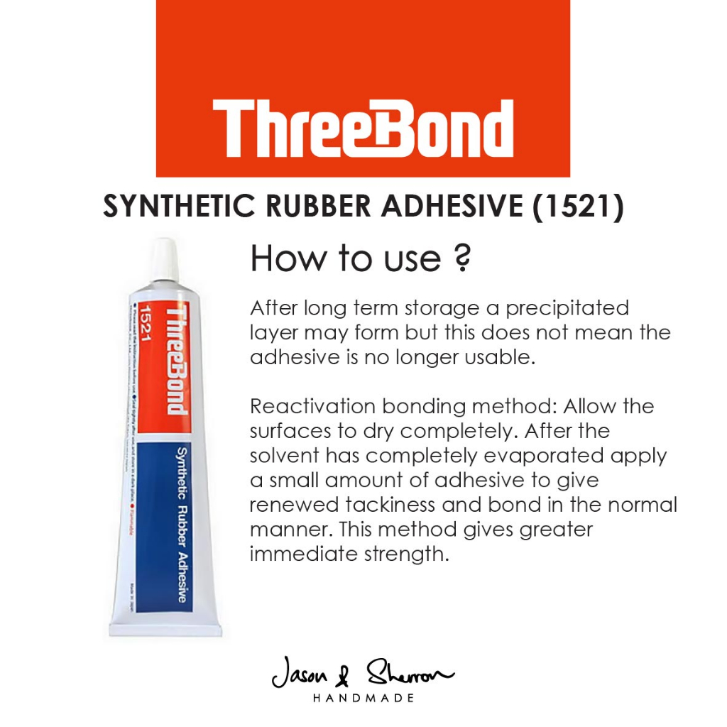 THREEBOND Synthetic Rubber Adhesive(1521) - Multi-purpose, rubber based ...
