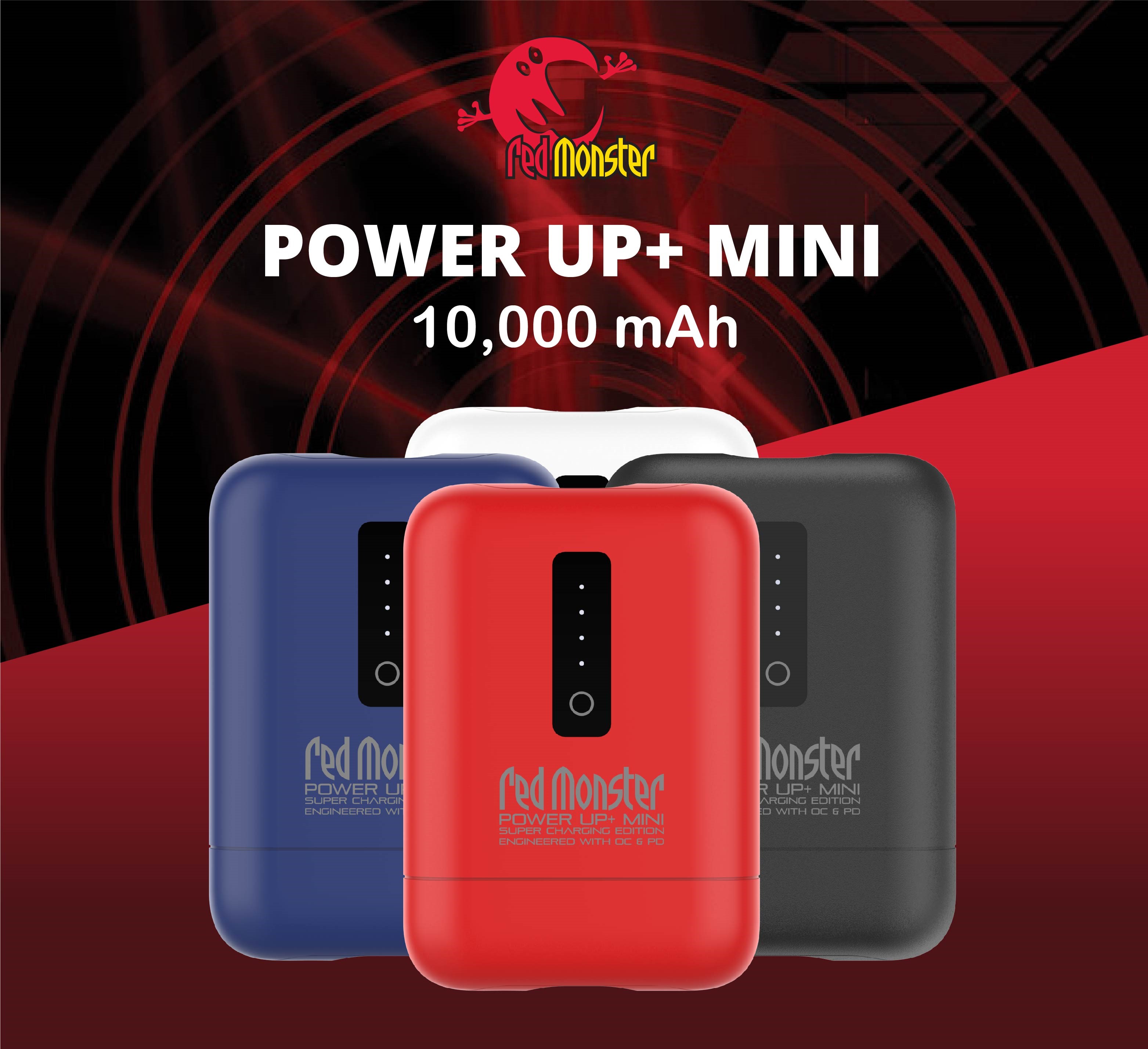 RedMonster Power Up+ Mini™ Super Charging Edition Engineered with QC ...