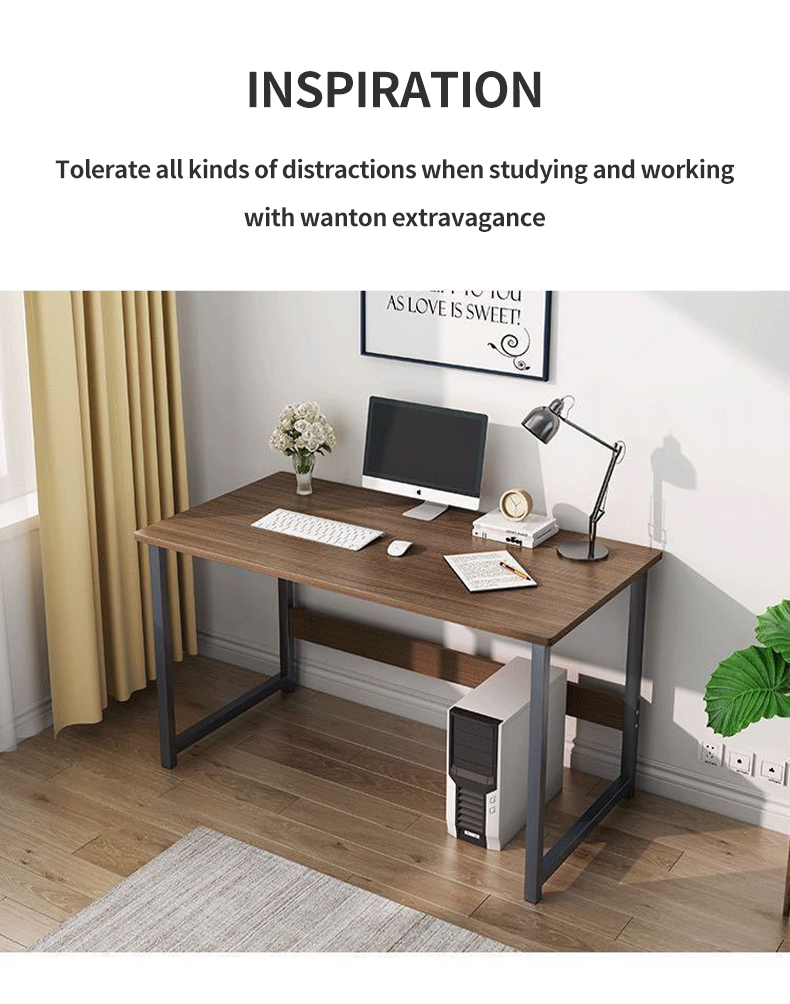 (HOME+) Desk/computer desk/dining table apartment study bedroom simple ...