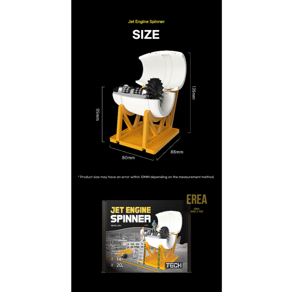 Geekble Jet Engine Spinner made by 3D Printer | Shopee Singapore