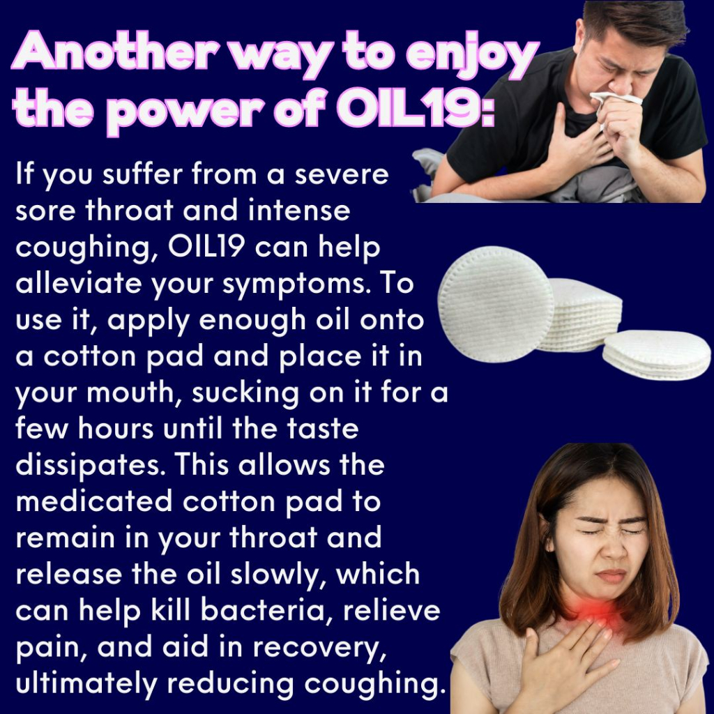 OIL19 (Good for easing persistent cough, this is the ultimate ...