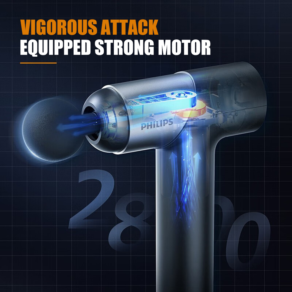 【Hot Sale】Philips Massage Gun Fascial Gun for Muscle Percussion Deep ...