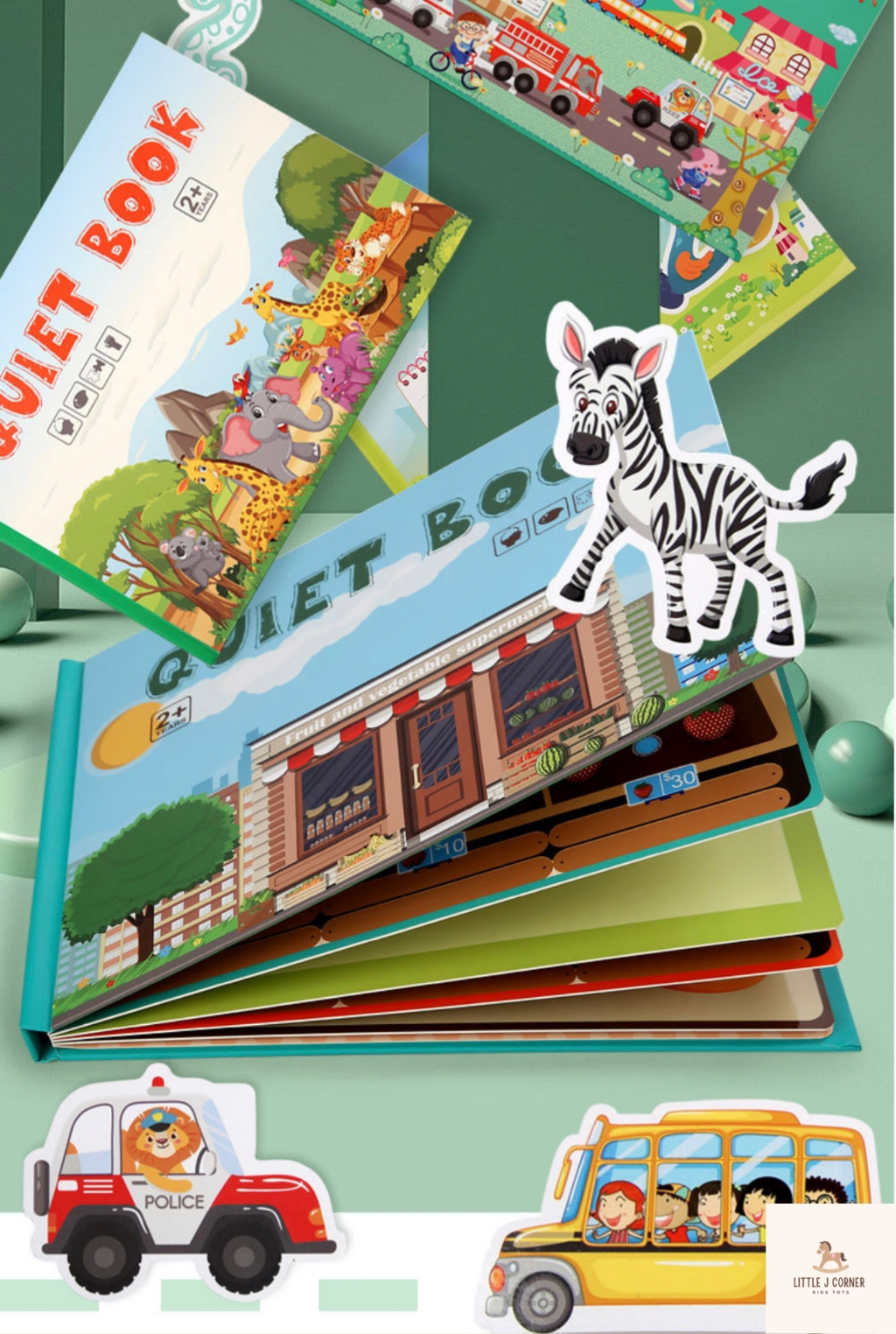 My First Busy Book DIY Quiet Book Educational Toys for Kids Montessori ...