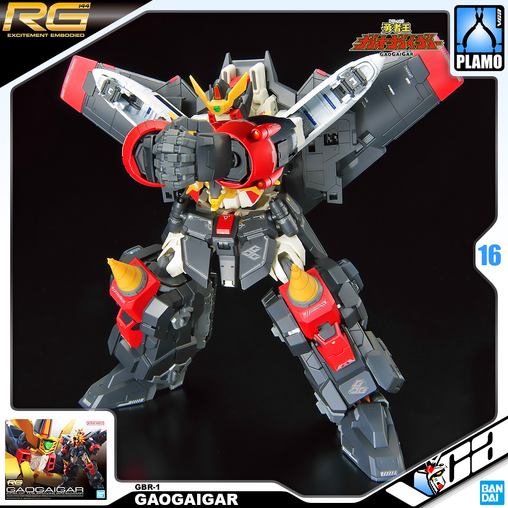 ⭐️ BANDAI REAL GRADE RG GAOGAIGAR GAO GAI GAR ANIME MECHA MODEL TOY VCA ...