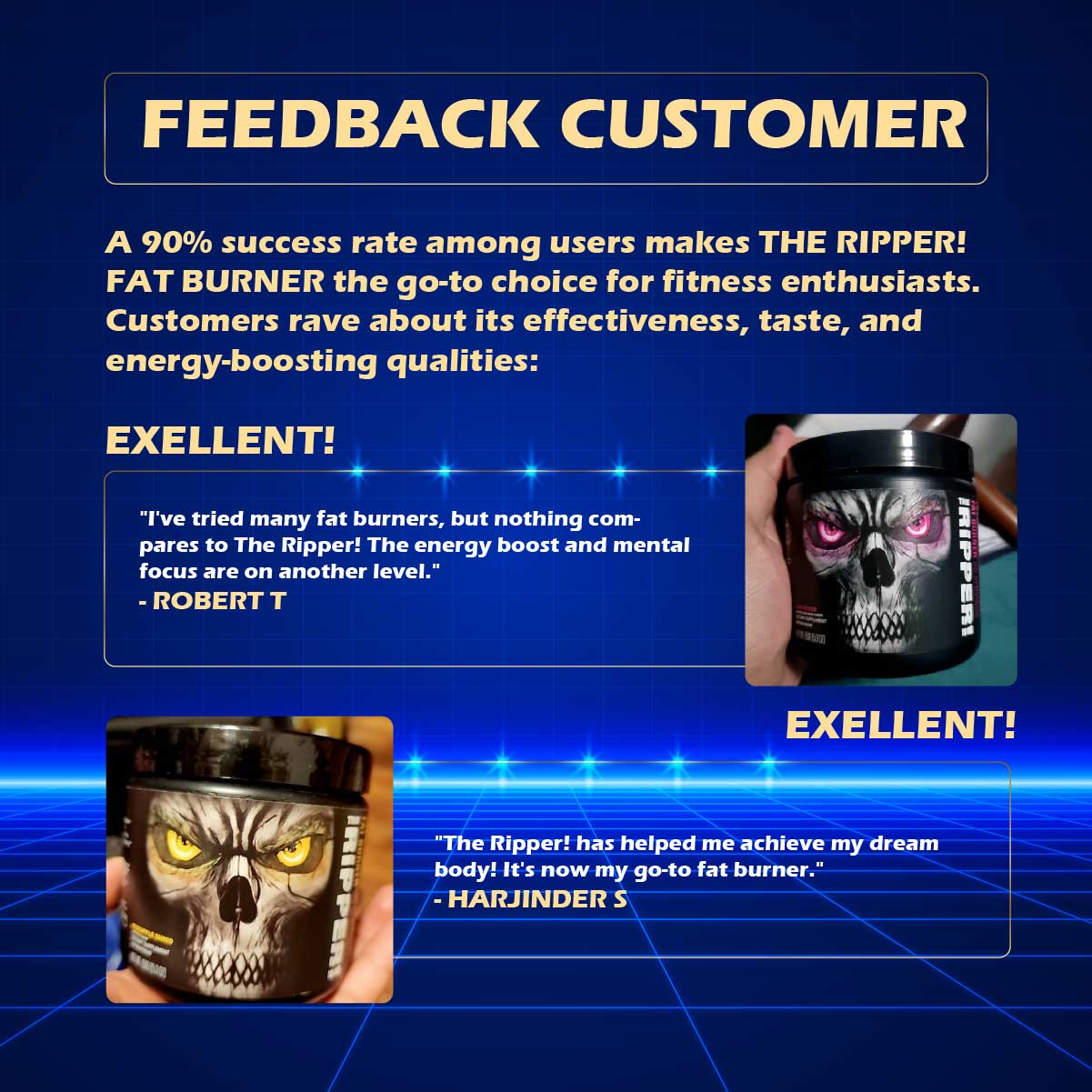 JNX Sport The Ripper, Ultimate Fat Burner and Weight Loss Supplement ...