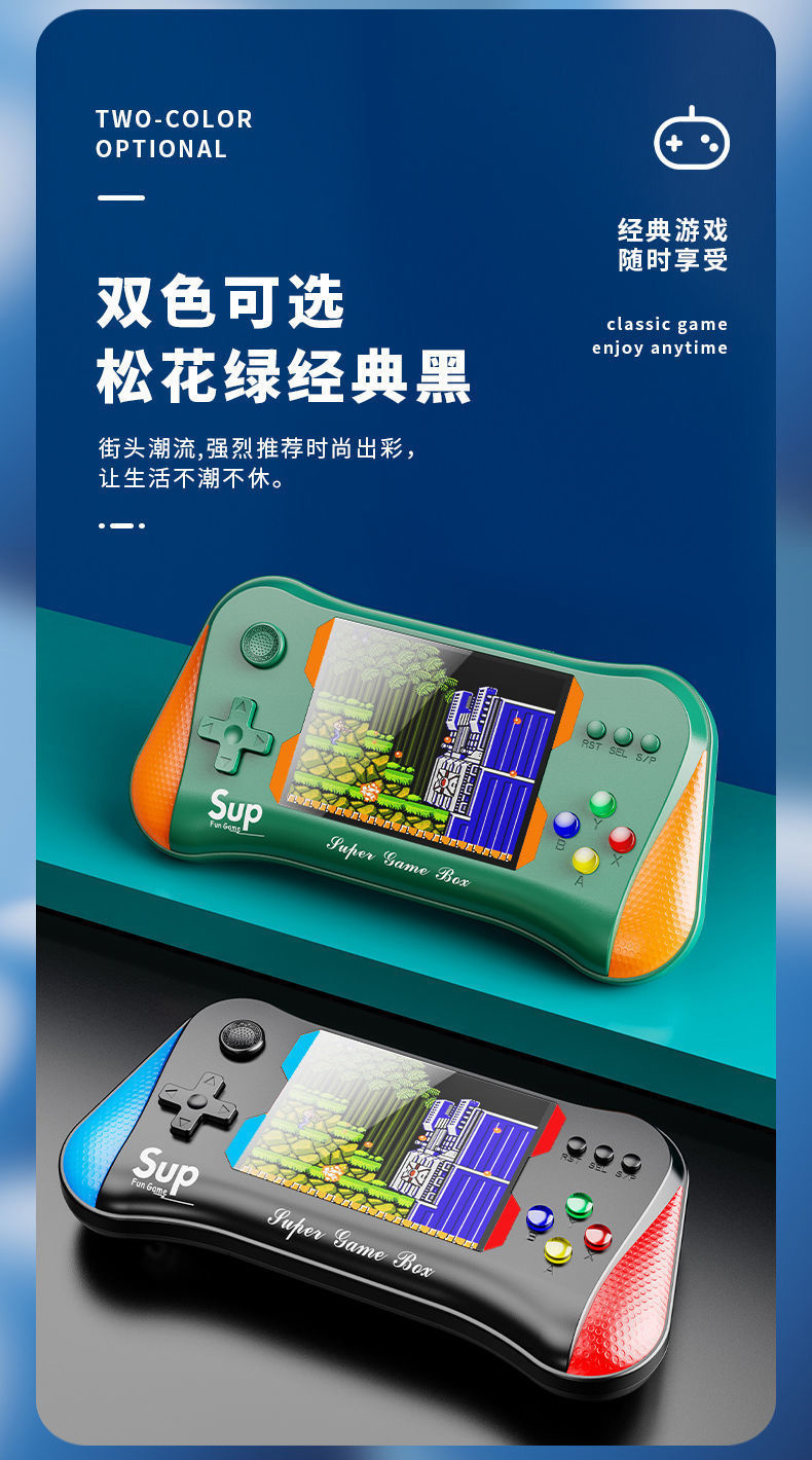 [SG READY STOCK] 500-in-1 Classic Game Console Portable Game Box 3.5 ...