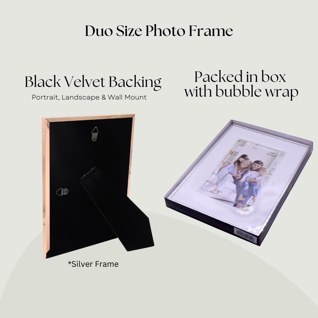 [NEW] Silver Mat Board Aluminium Frame | Minimalistic Duo Size Design ...