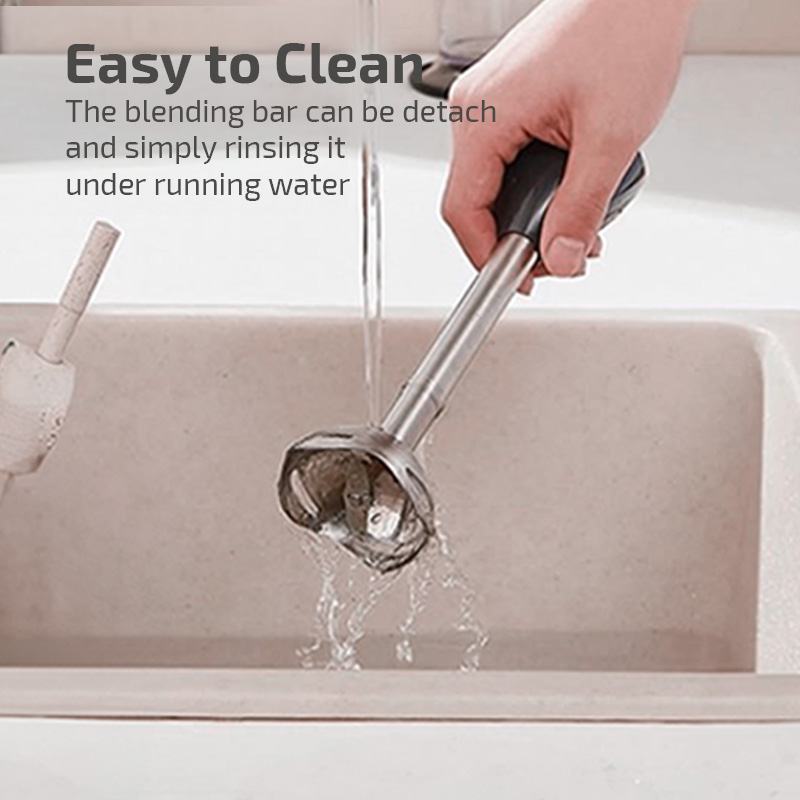 PowerPac Hand Blender Food Preparation with Stainless Steel Blade 600W ...