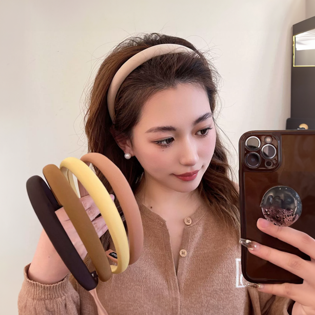 mixshop Korea High Quality Sponge Headband, Hairband, Headdress ...