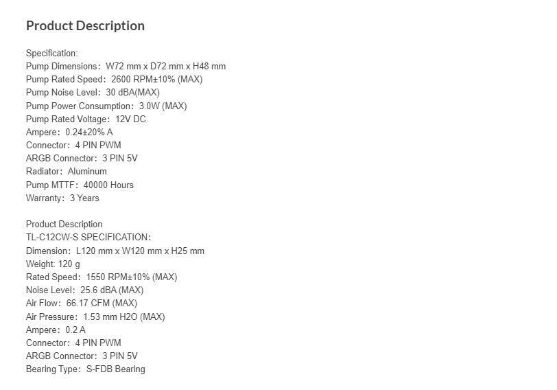 THERMALRIGHT Aqua Elite 360|240ARGB BLACK / WHITE ARGB CPU AIO Cooler V3 | Shopee Singapore