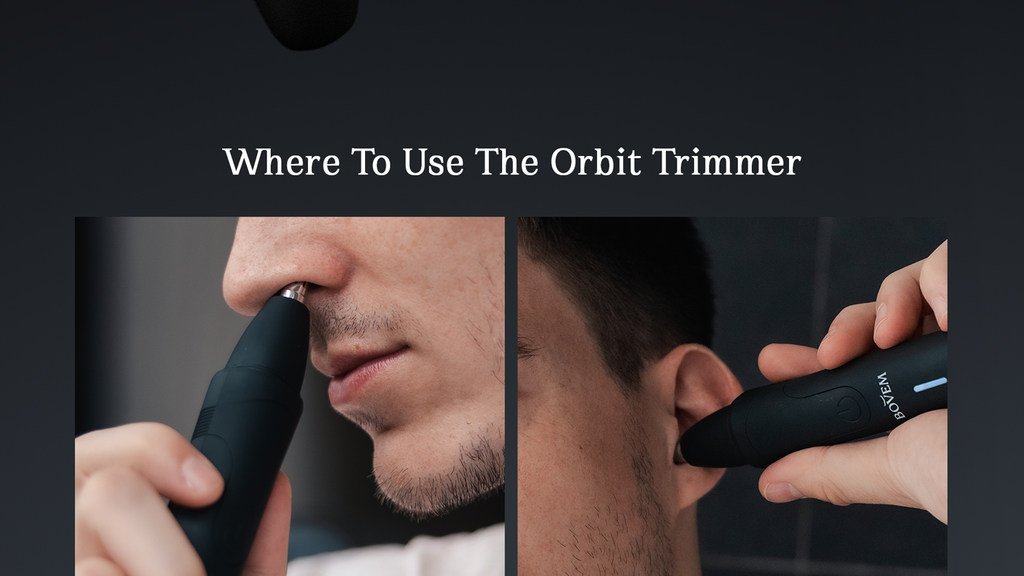 BOVEM Orbit Trimmer 2.0: Electric Nose Hair and Ear Hair Trimmer ...