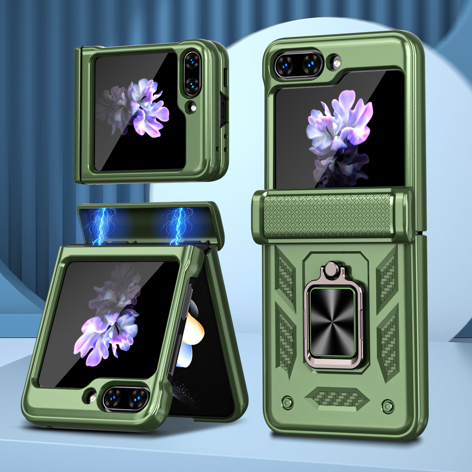 SG Seller 】360° Rotation Ring Kickstand Phone Case with Hinge ...