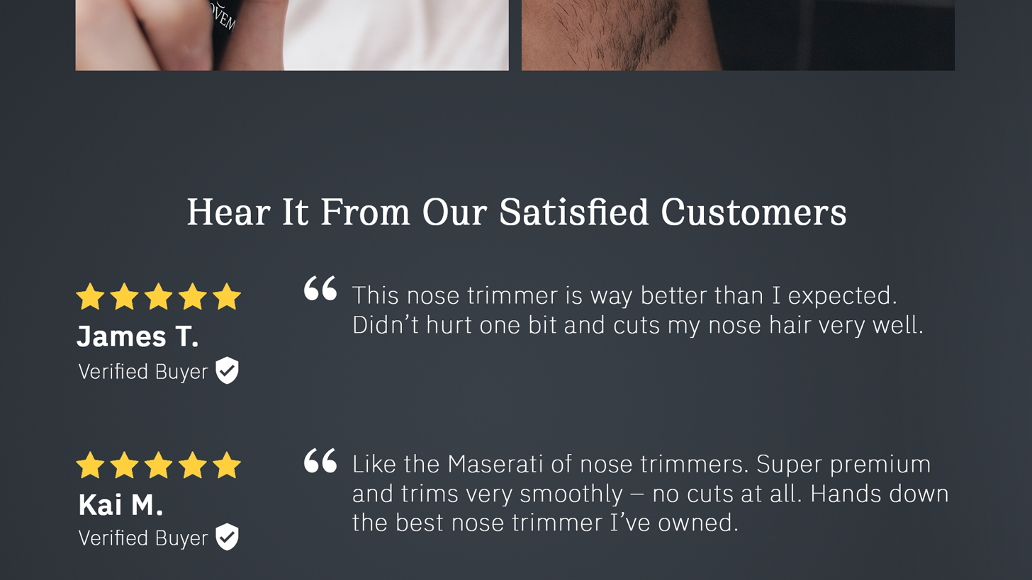 BOVEM Orbit Trimmer 2.0: Electric Nose Hair and Ear Hair Trimmer ...