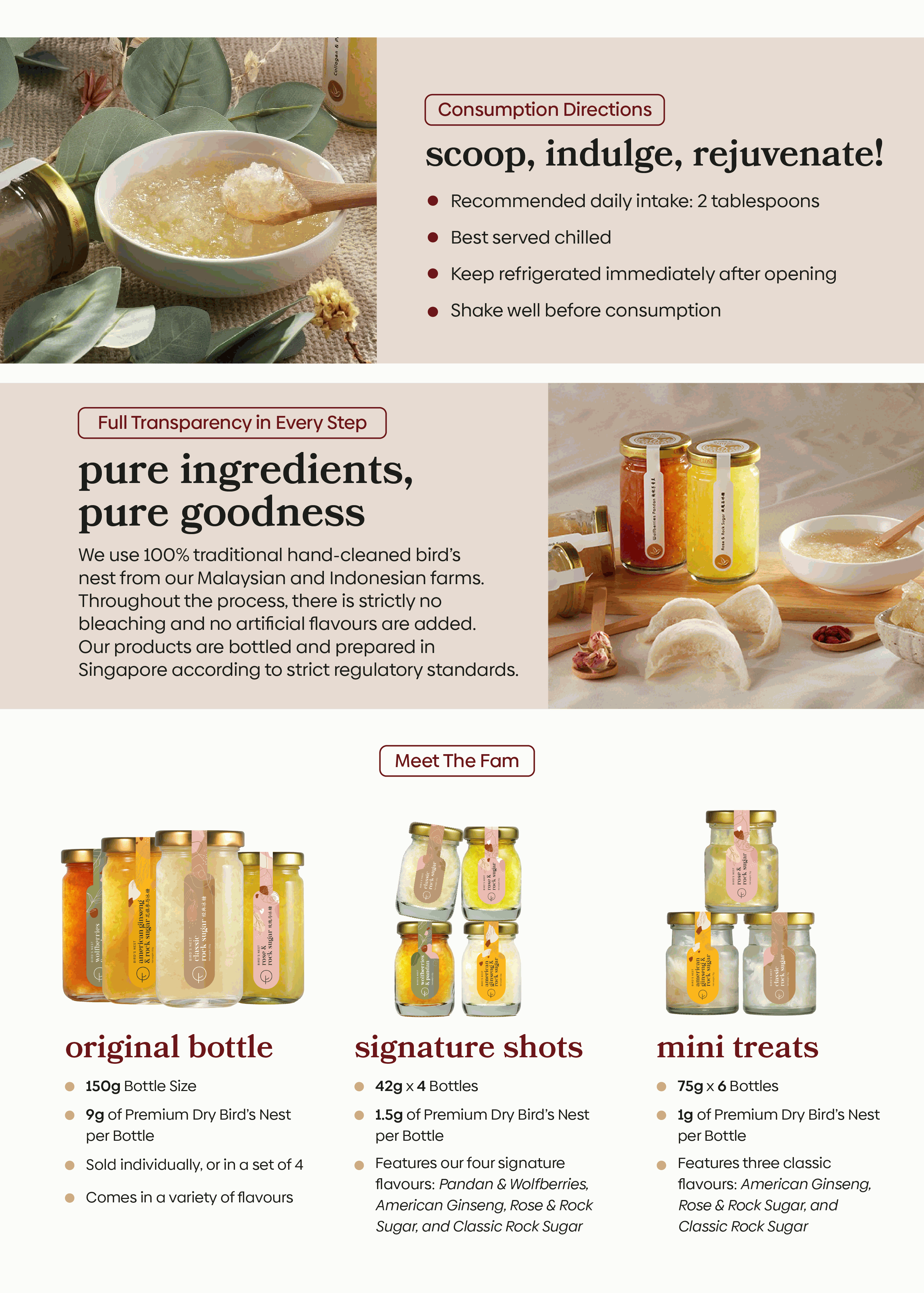 Purest Co Bird's Nest No Sugar (150g x 4 Btl) | Shopee Singapore