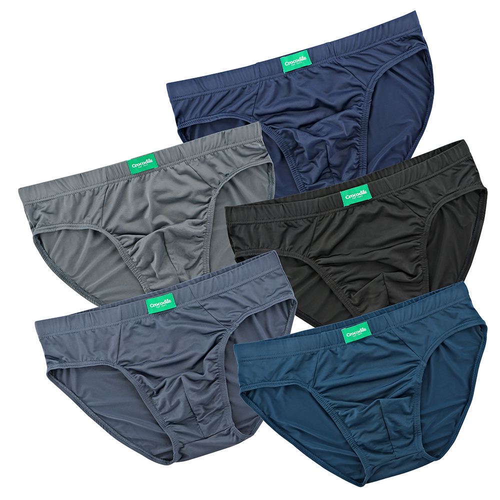 Crocodile 5 piece pack Mini Briefs | 92% Superfine Microfiber 8 % ...