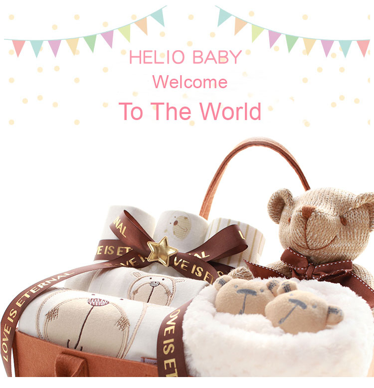 Teddy Bear Baby Hamper Gift Package Baby Newborn Full month 100 days ...