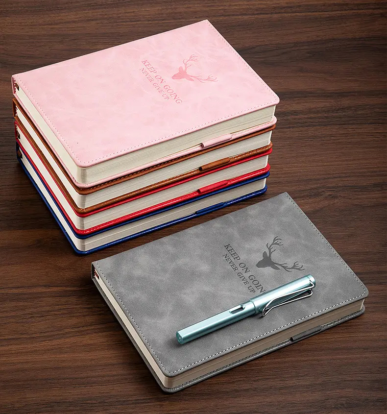 GU [SG STOCK] Thick A5 Leather Notebook Planner Notepad Journal ...