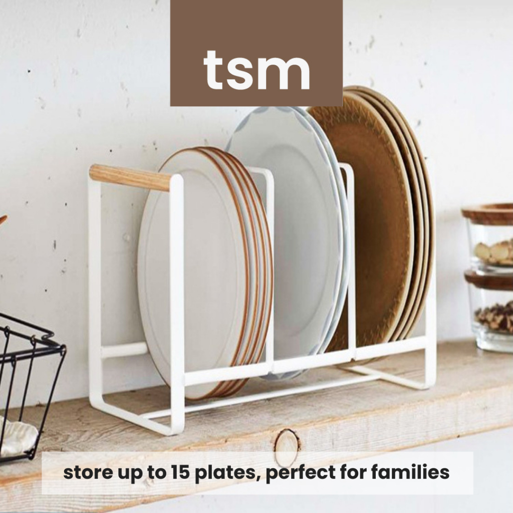 TSM Japanese Plate Rack Holder | Dish Organizer | Anti Rust ...