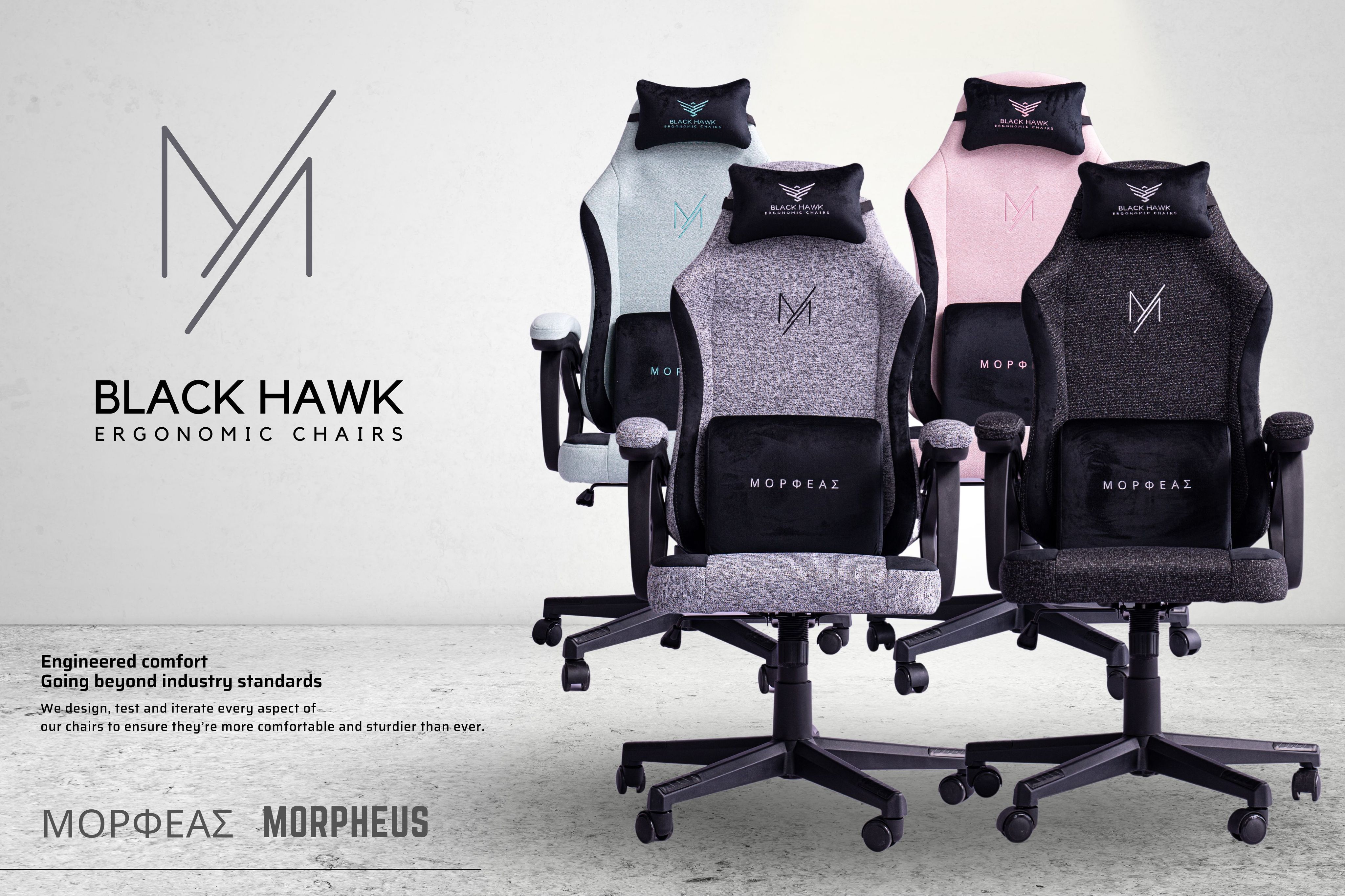 🦅(͢I͢N͢ ͢S͢T͢O͢C͢K͢S͢)͢ Black Hawk Morpheus Gaming Chair / Computer ...