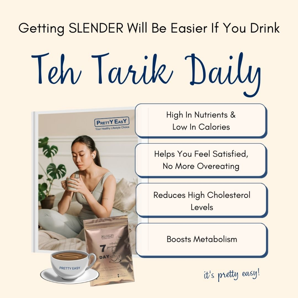 Nutri Green Tea Gold Teh Tarik 7 Days - Fat Burning Tea, Weight Loss ...