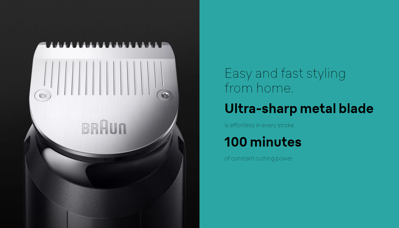 Braun MGK 7420 10-in-1 Multi Grooming Trimmer for Men with Hair Clipper Beard Styler Beard ...